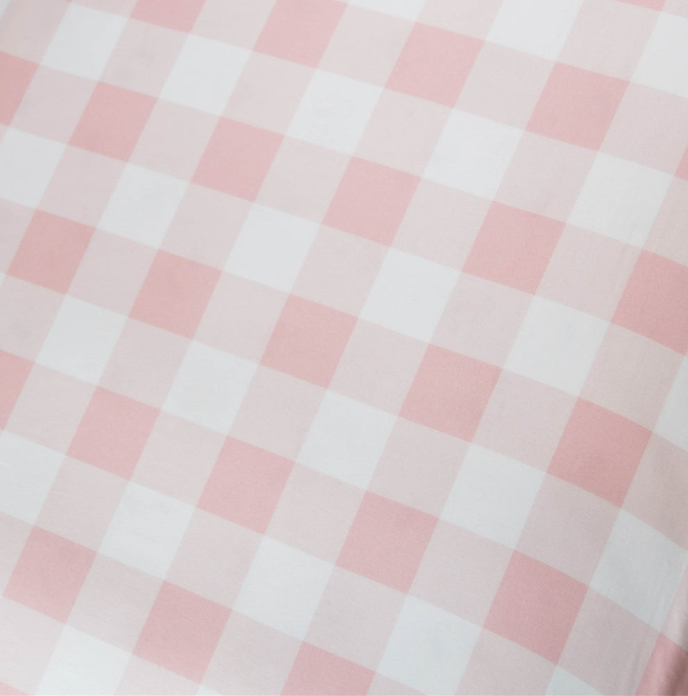 Fabric : PINK BUFFALO CHECK – Fireflies Nursery Linens